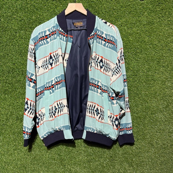 Pendleton | Jackets & Coats | Vintage Pendleton Usa Reversible Bomber ...